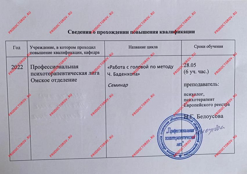 Шевченко Татьяна Петровна, клинический психолог - 5 отзывов | Омск ...